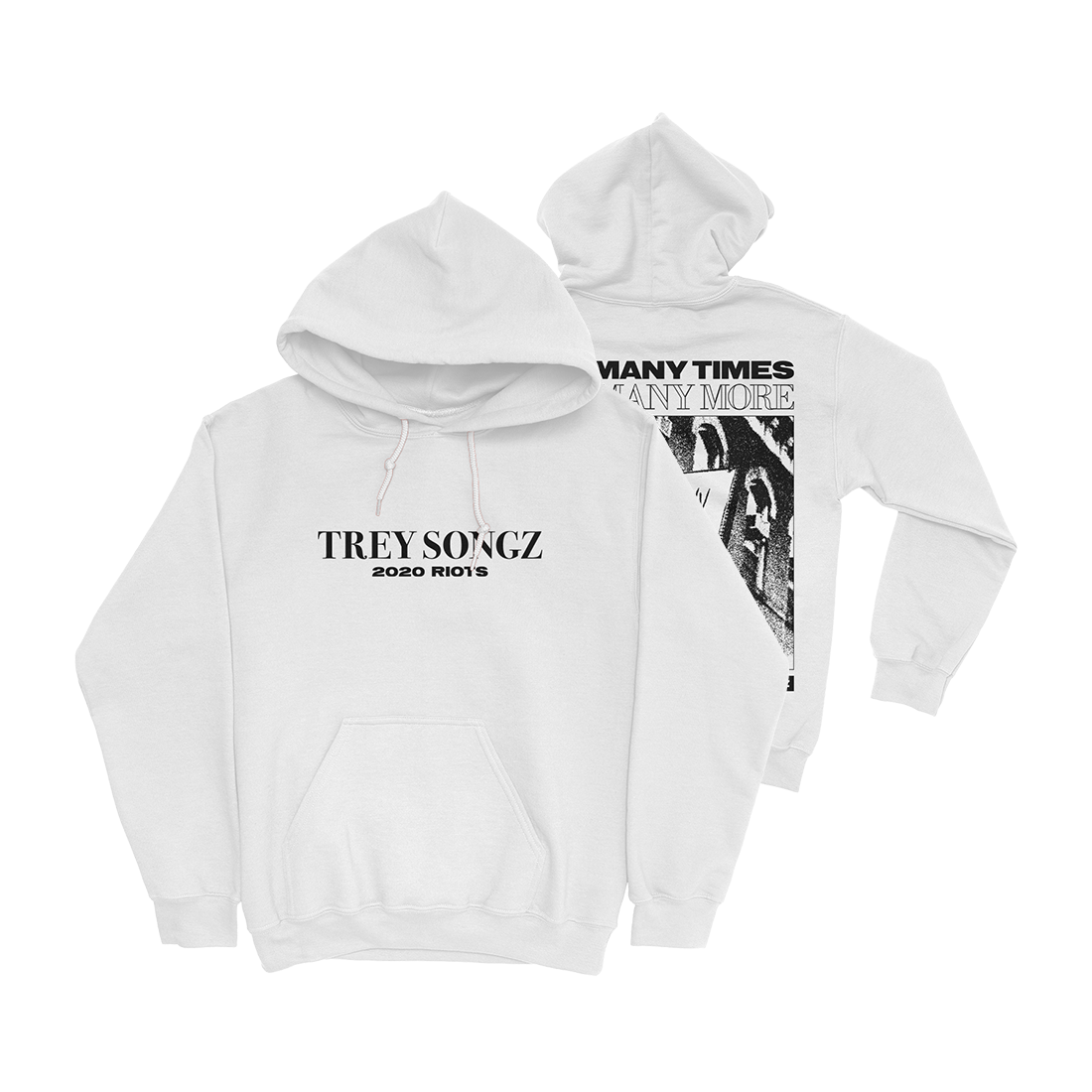 Riot Box White Hoodie | Trey Songz Official Store